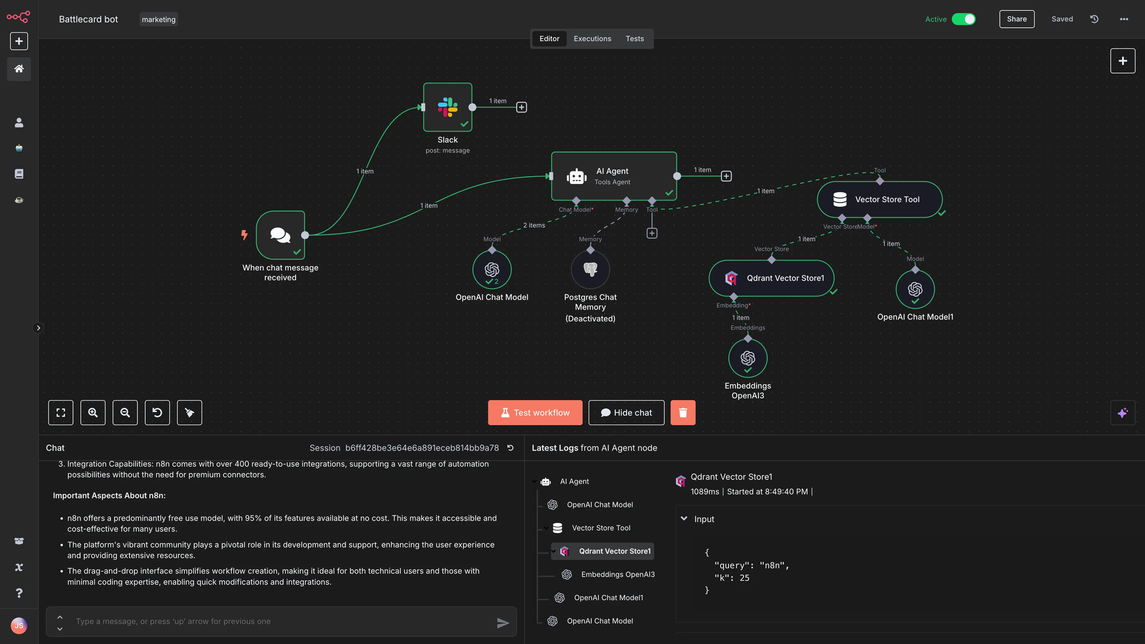 Implementasi Workflow Automasi Pemasaran Menggunakan N8n Contoh Dan
